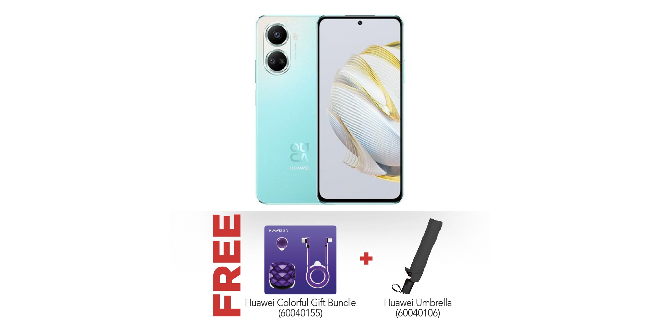 Huawei Nova 10SE Mint Green & Free Huawei Colorful gift bundle + Huawei ...