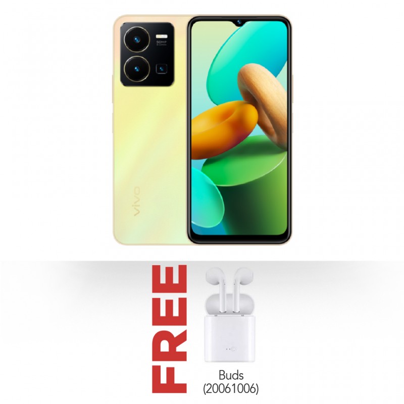 Vivo Y35 Dawn Gold & Free I7mini Wireless buds