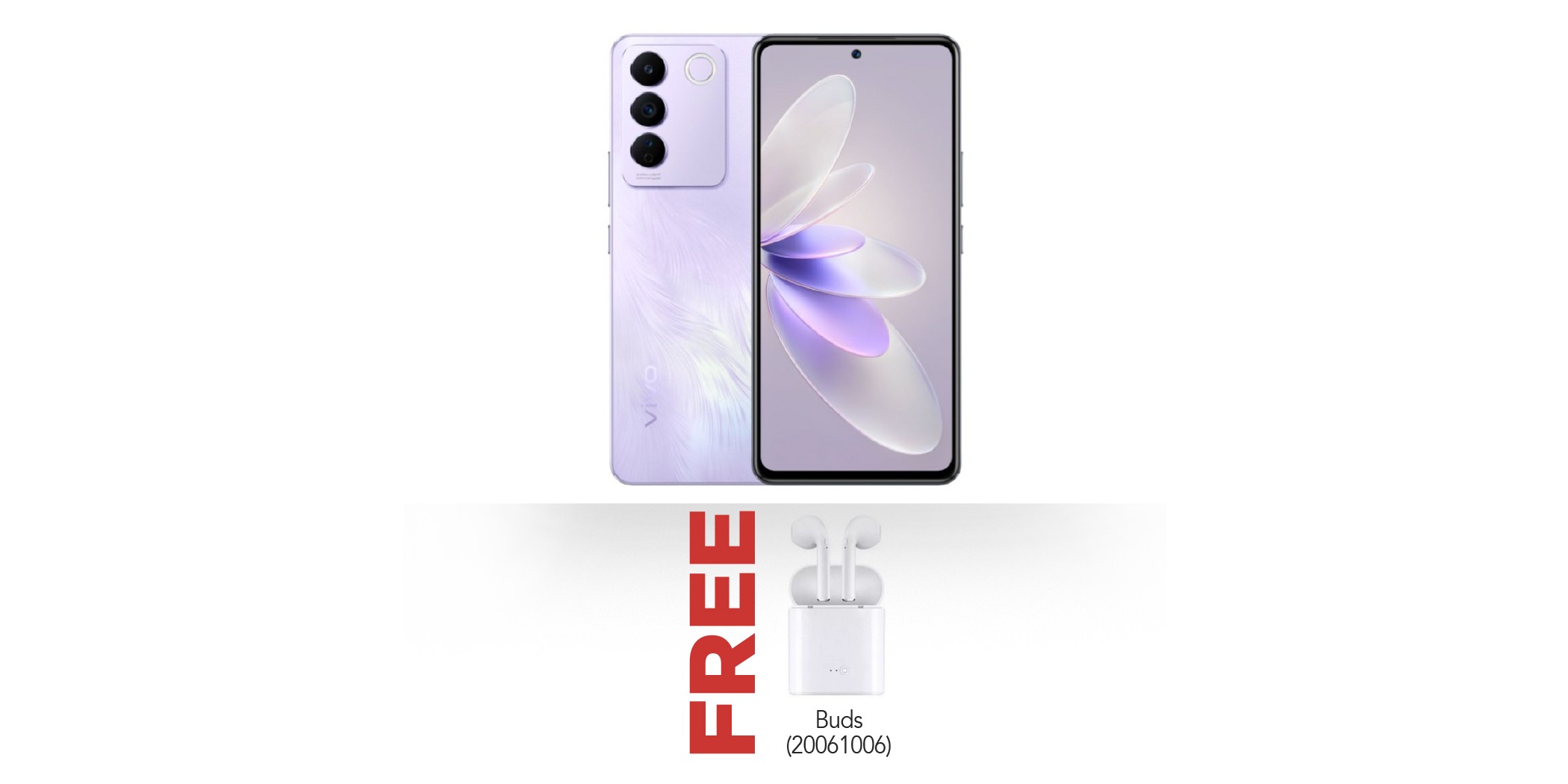 Vivo V27e Lavender Purple & Free I7mini Wireless buds