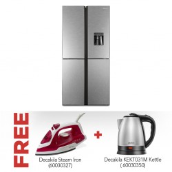 Hisense H520FI-WD Refrigerator & Free Decakila KEEN002R/KEEN019V Steam ...