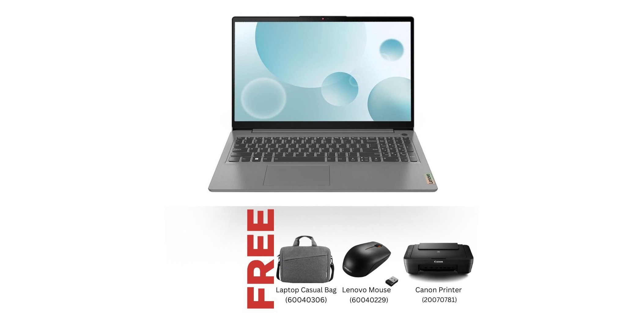 LENOVO IdeaPad S300 Intel Core i5-1235U 82RK00RNUE & Free Laptop Bag ...