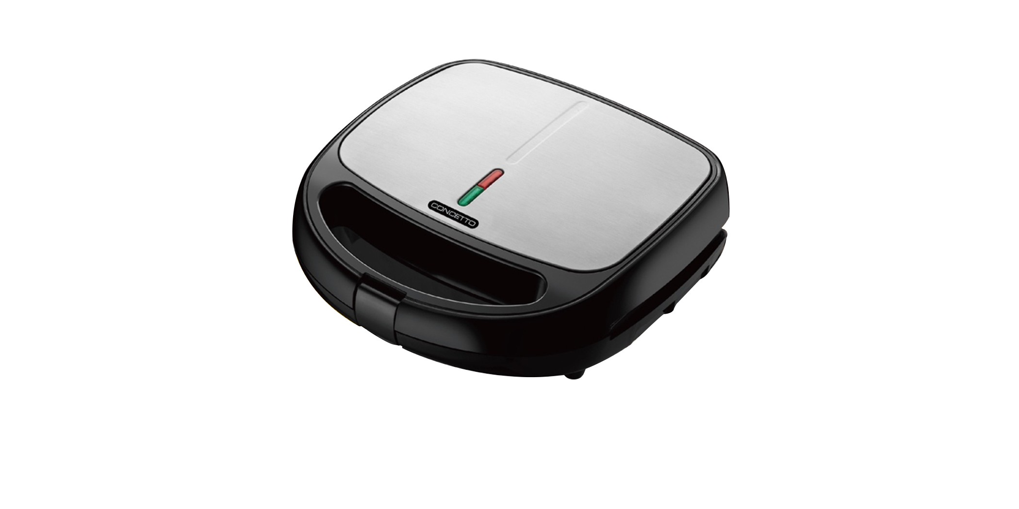 Concetto CST-206A 2Slice Black & SS Sandwich Maker