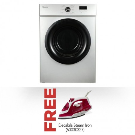 Hisense DV1W801US1 Dryer & Free Decakila KEEN002R Steam Iron