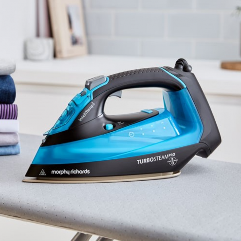 MORPHY RICHARDS 303210/EER TURBOSTEAM PRO INTELLITEMP DIGITAL BLUE ...
