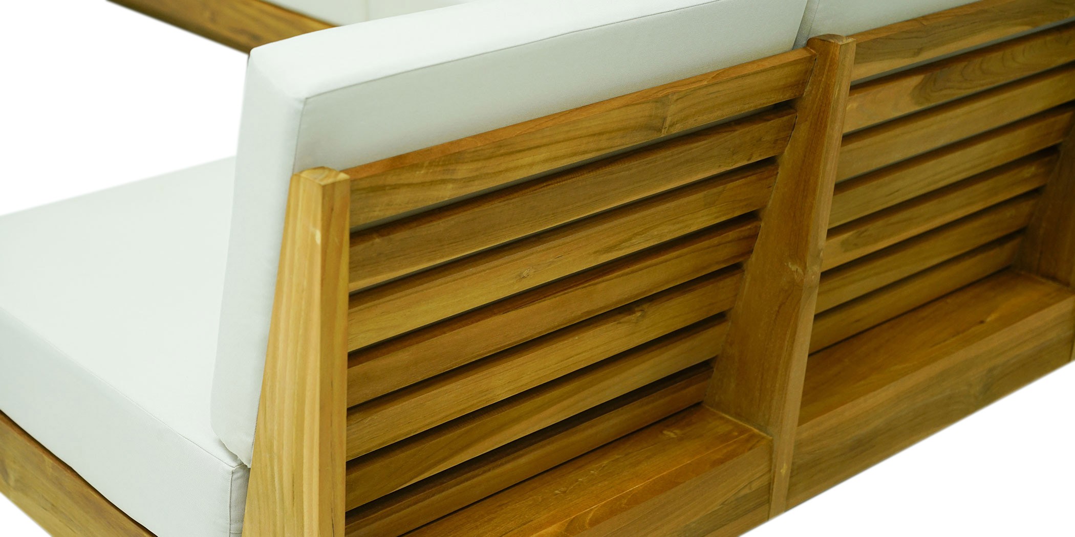 Maya Sofa 3+2+1 Teak Wood With Cushion