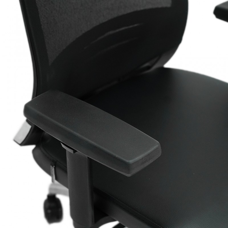Burotime Cozy Typist Chair With Headrest PU Black