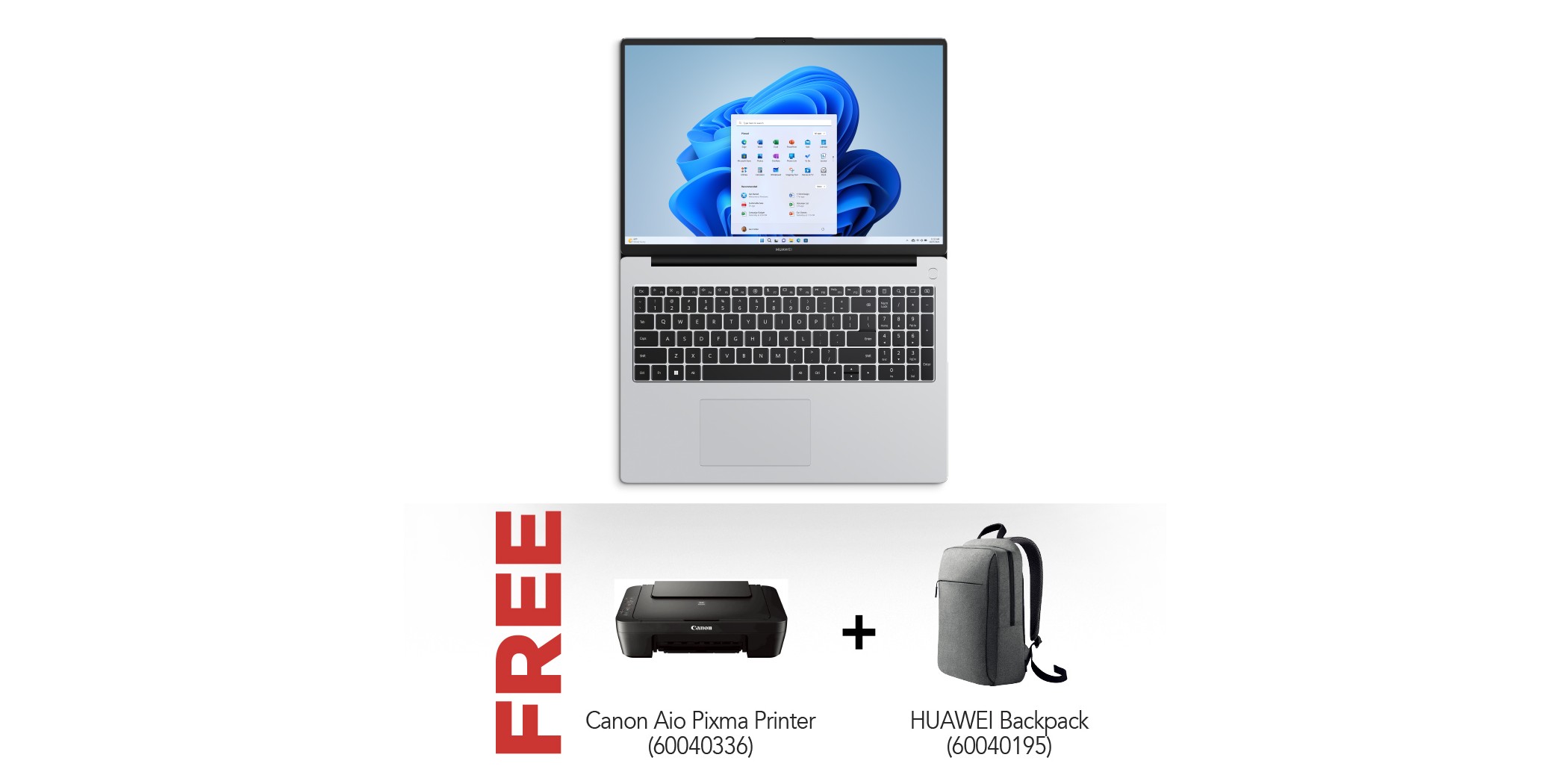 Huawei MateBook D16 Intel Core i9 & Free Canon Aio Pixma Printer ...