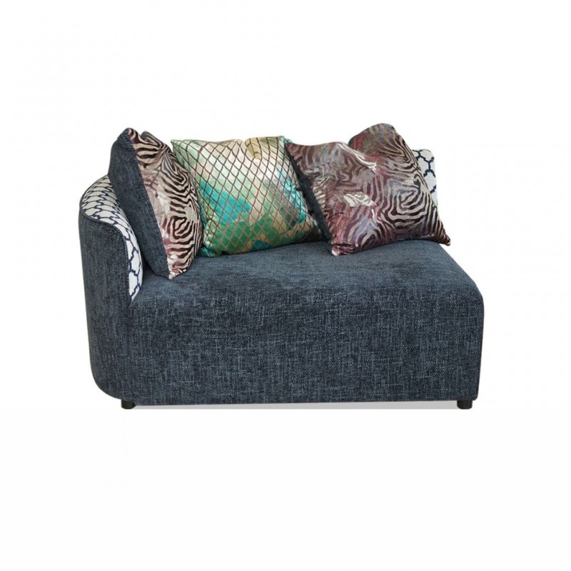 Arca Corner LHF 2S & RHF 4S W/2 Cupholder & Storage Wedge in Navy Blue ...