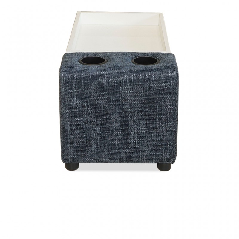 Arca Corner LHF 2S & RHF 4S W/2 Cupholder & Storage Wedge in Navy Blue ...