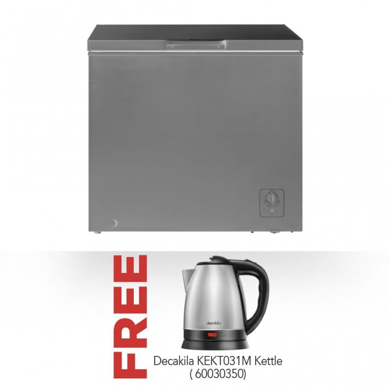 Hisense H245CFS Freezer & Free Decakila KEKT031M Kettle