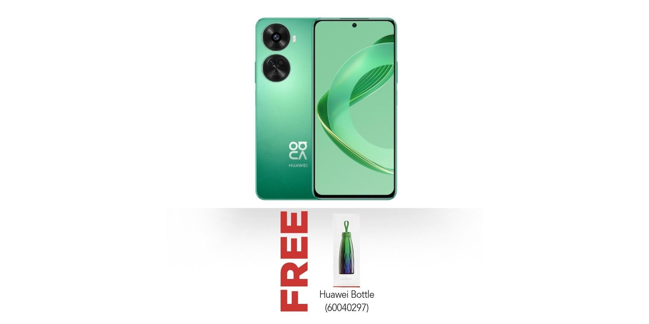 Huawei Nova 12SE Green & Free Huawei Bottle