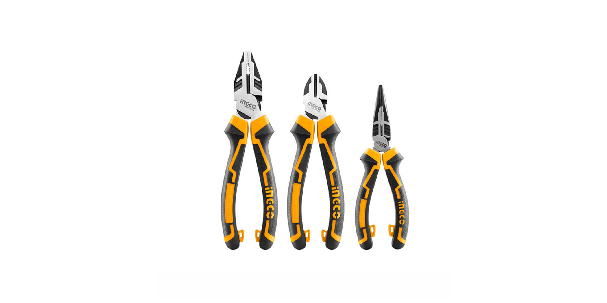 Ingco Hkhlps2831 3Pcs High Leverage Pliers Set