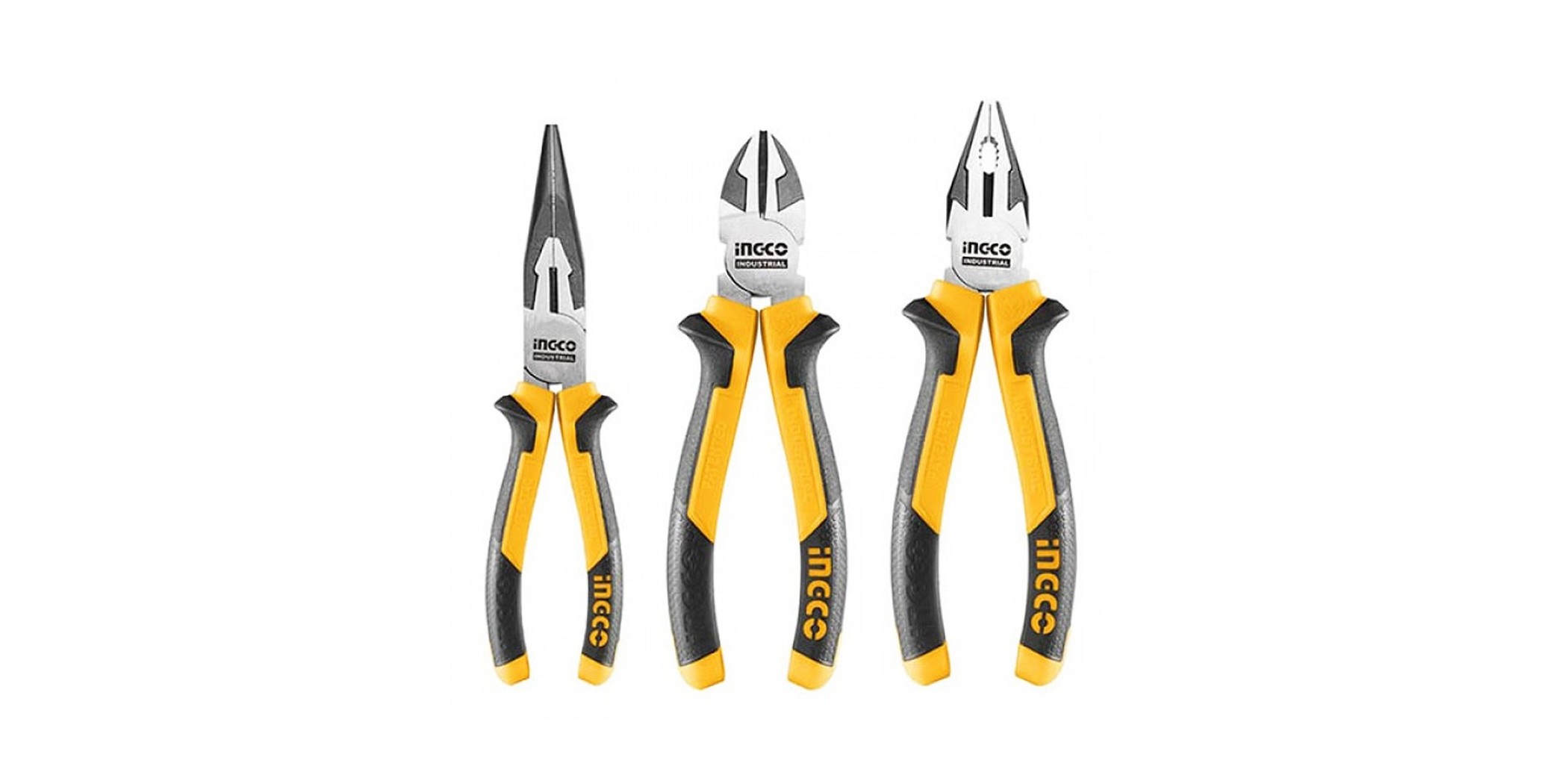 Ingco Hkps28318 3Pcs Pliers Set