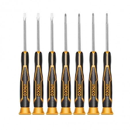 Ingco Hksd0718 7Pcs Precision Screwdriver Set