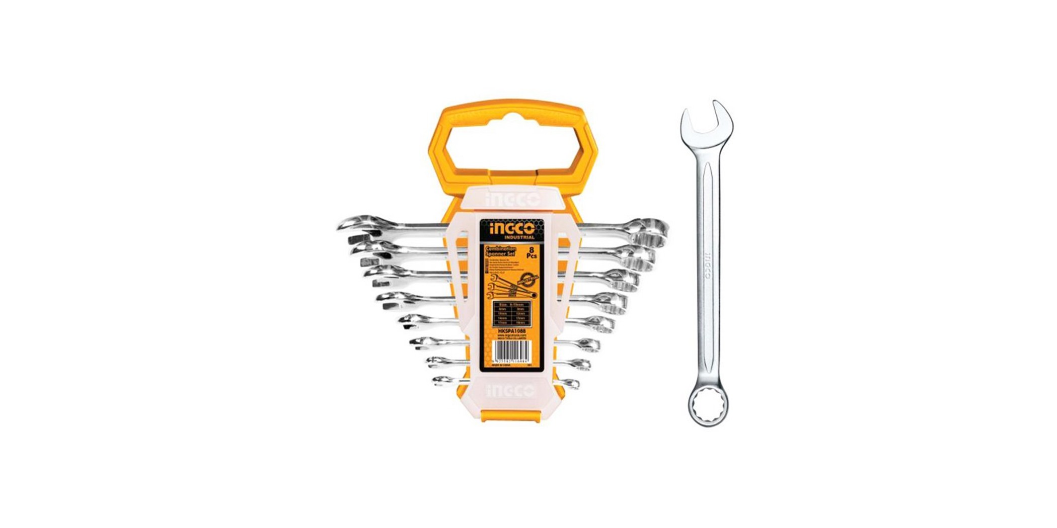 Ingco Hkspa1088 Combination Spanner Set