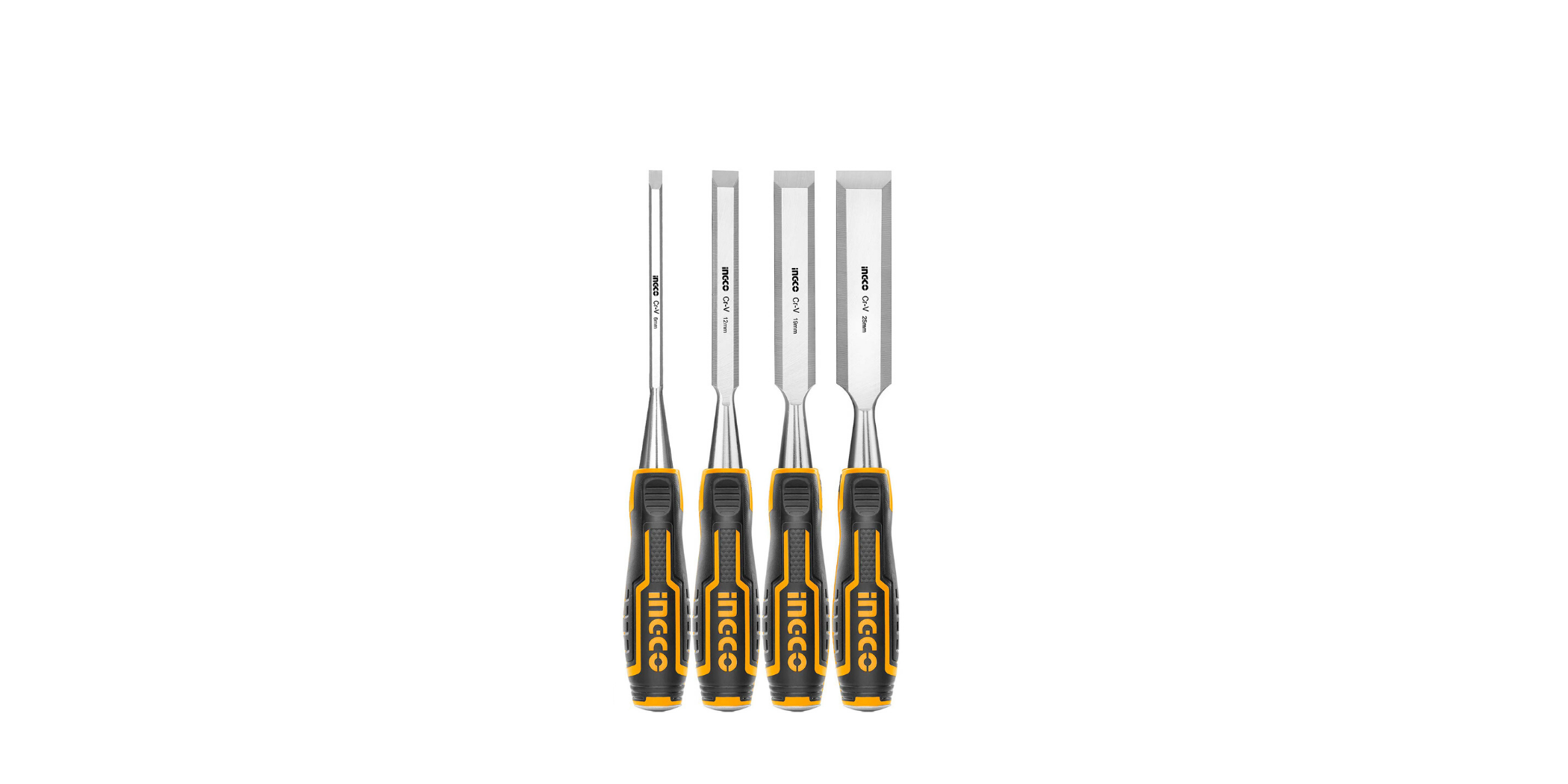 Ingco Hktwc0401 4 Pcs Wood Chisel Set