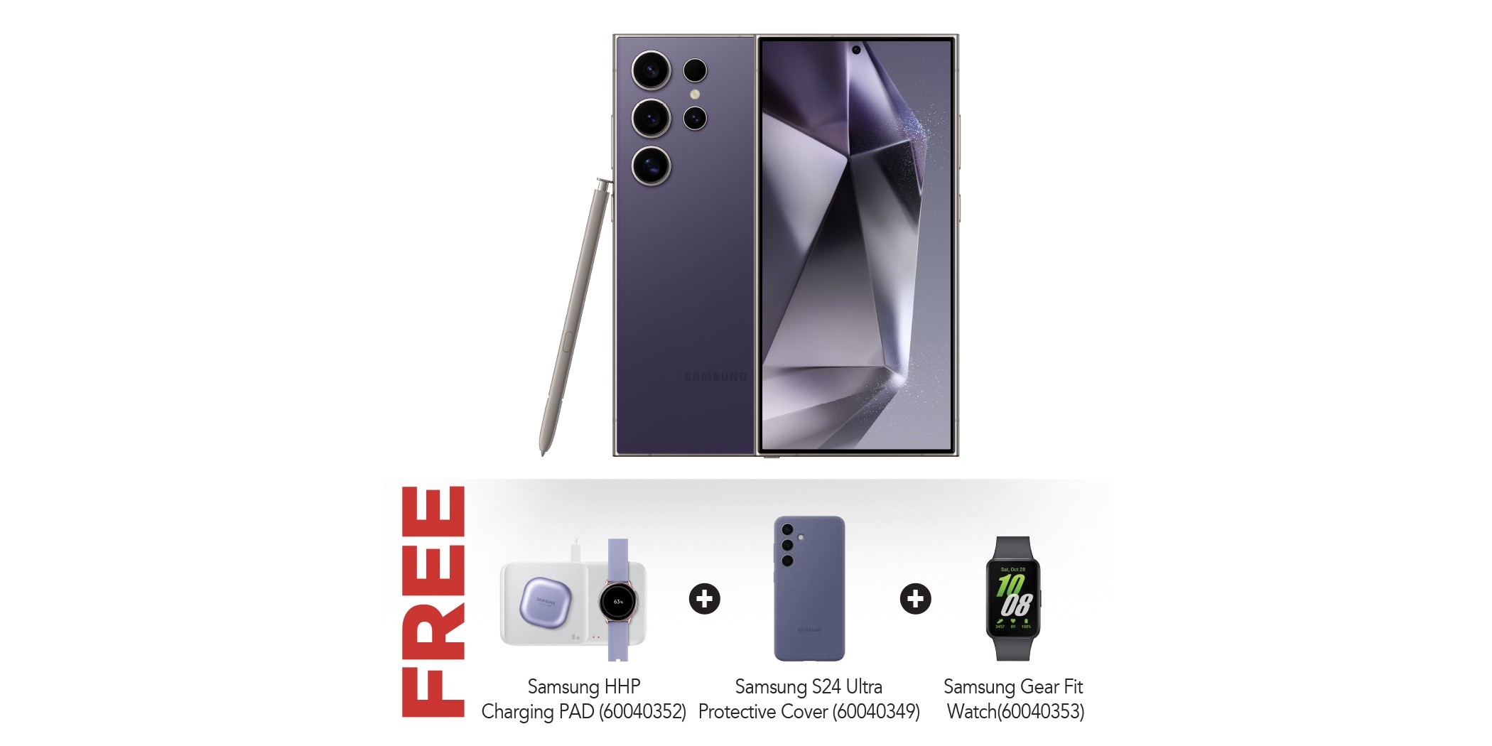 Samsung Galaxy S24 Ultra Violet & Free Samsung S24 Ultra Protective ...