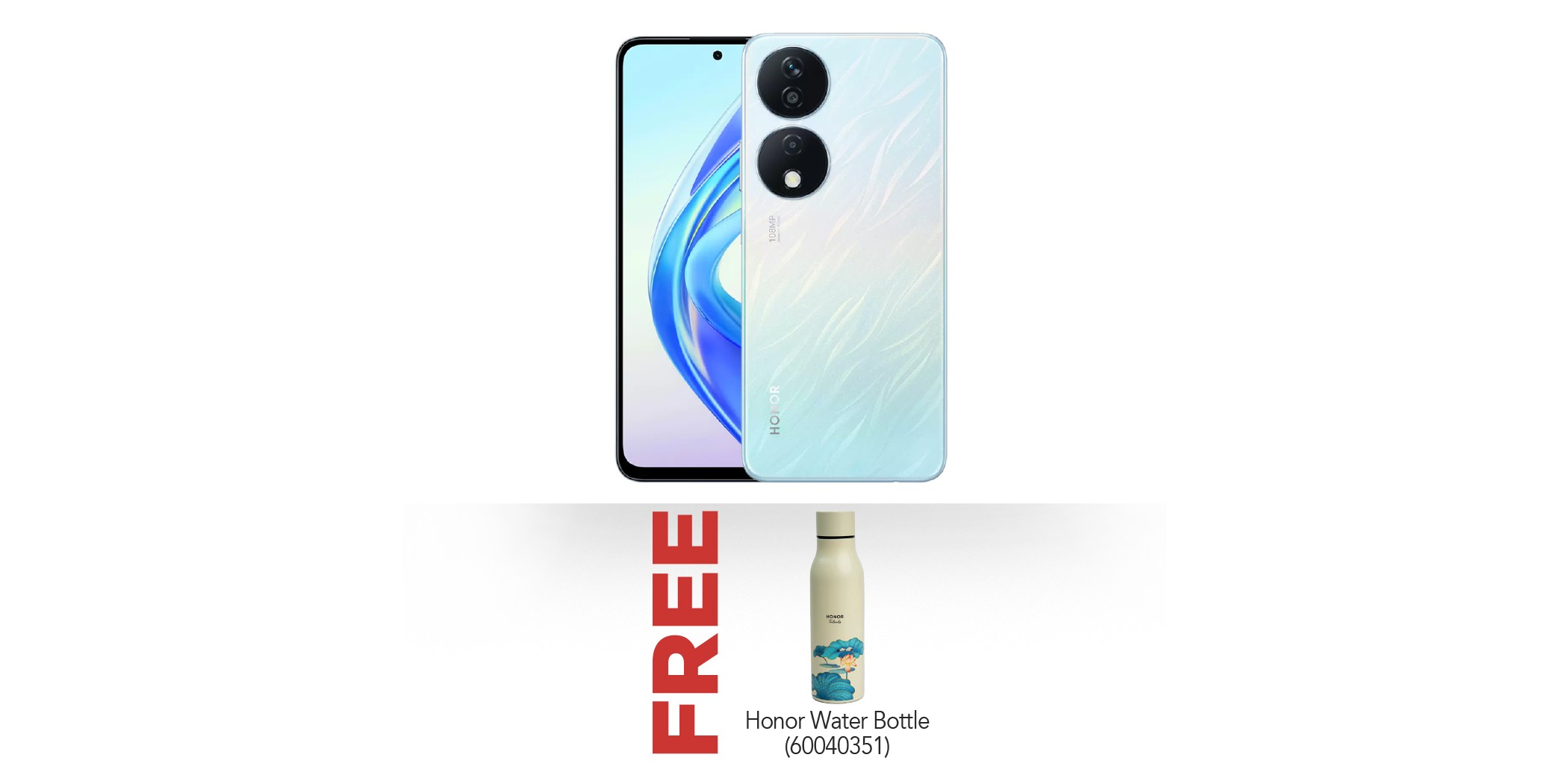 HONOR X7b Silver & Free Honor Water Bottle