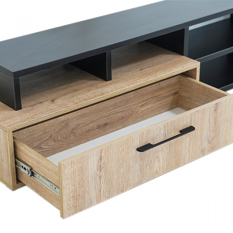 Savania TV Cabinet No.1 Black & Aurous