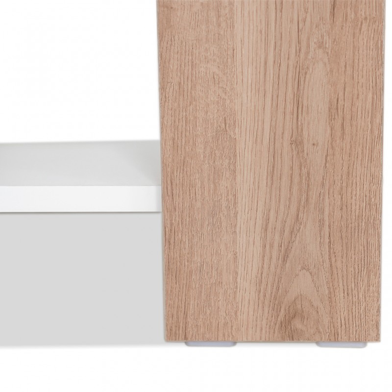 Neo Coffee Table Red Oak & White