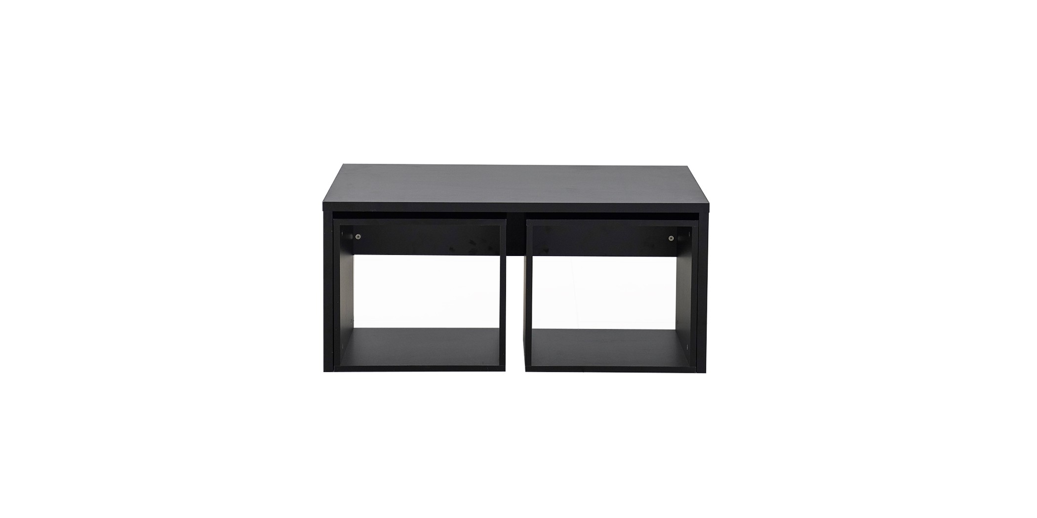 Toscana Coffee Table Black + 2 Side Table