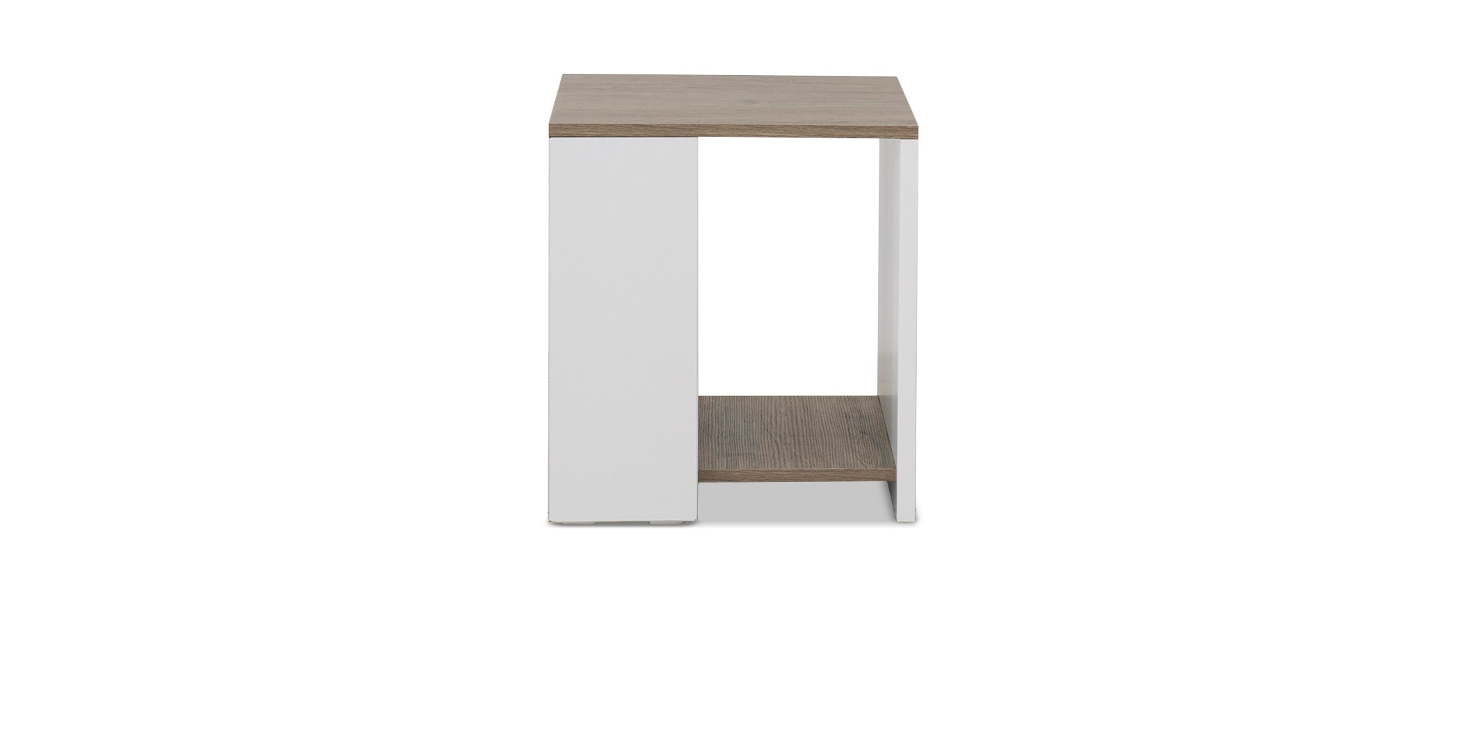 Pandora Side Table Relic Oak & White