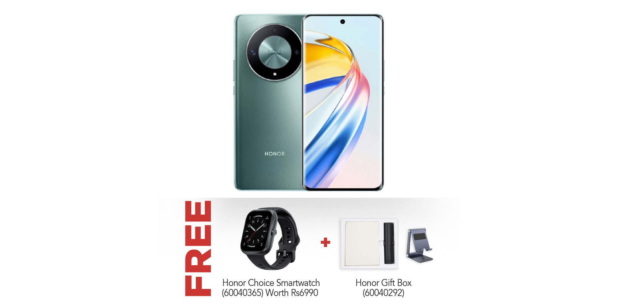 Honor X9B Green & Free Honor Choice Smartwatch + Honor Gift Box