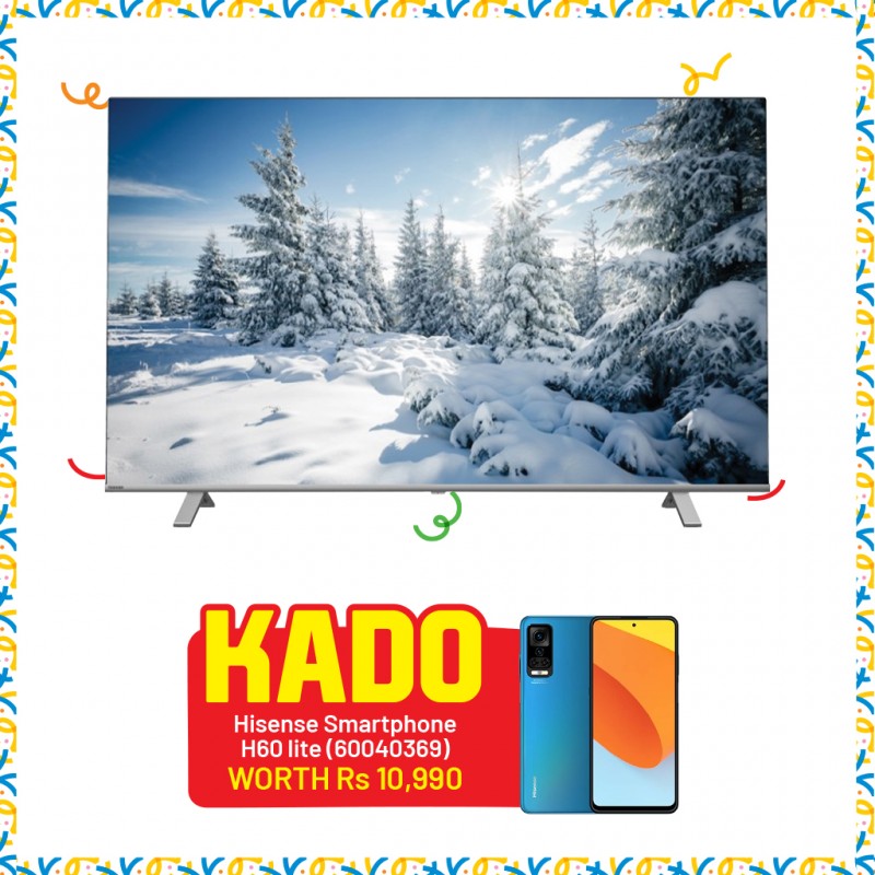 Toshiba 55C350KE 55” 4K Smart TV & Free Hisense Smart Phone H60 Lite