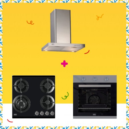 Defy DHG604 Built-in Hob + Defy DBO486E Built-in Oven + Defy DCH317 ...