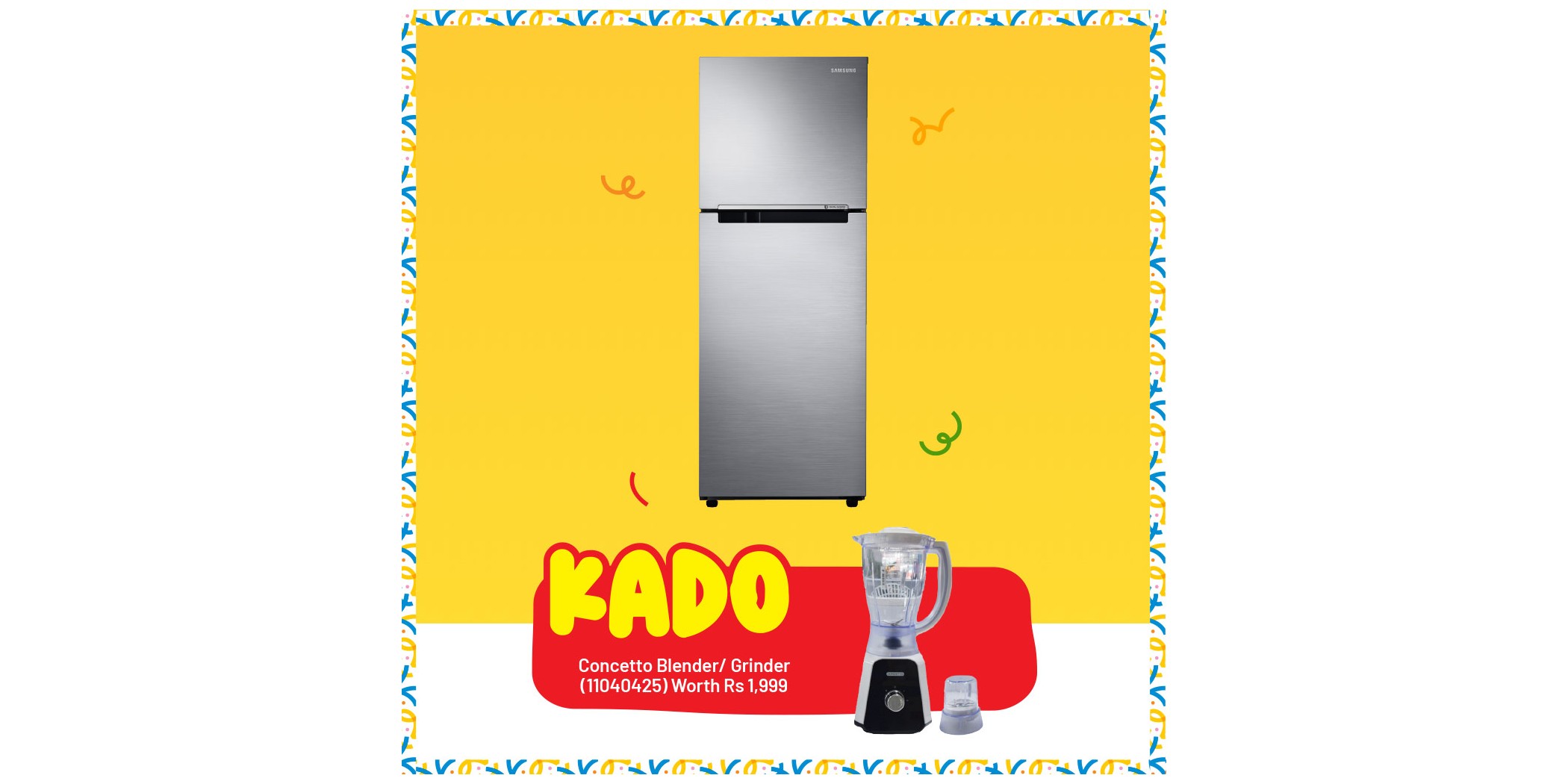 Samsung RT22T3021S8 Refrigerator & Free Concetto CBL-456 1.5L Blender ...