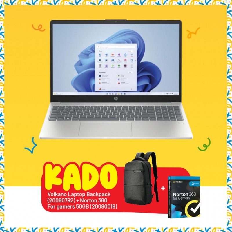 HP 15 Core™ i7 1355U NIA (A0DH8EA) & Free Volkano Laptop Backpack VK ...
