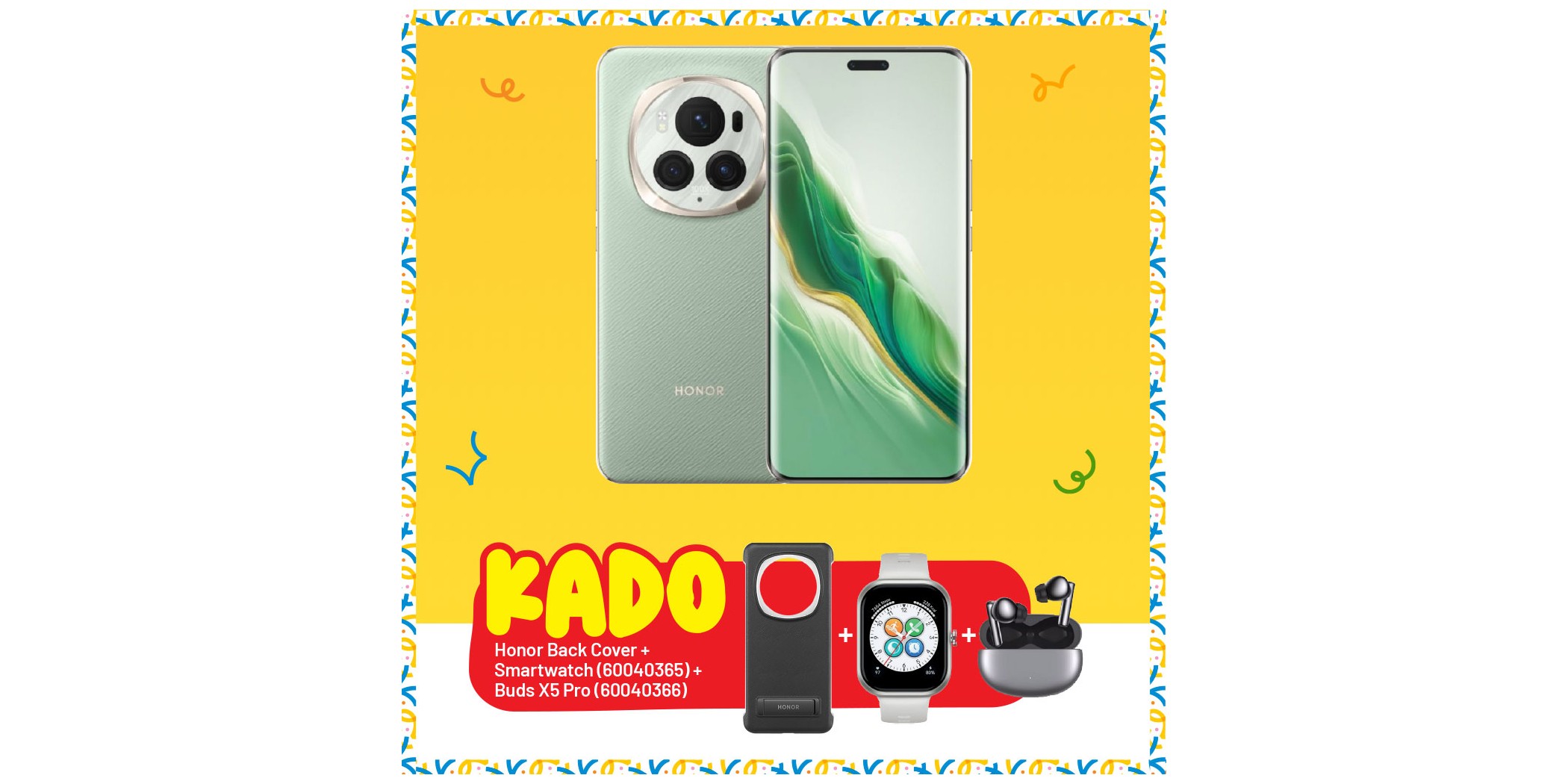 Honor Magic 6 Pro Green & Free Honor Choice Smart Watch + Honor Buds X5 ...