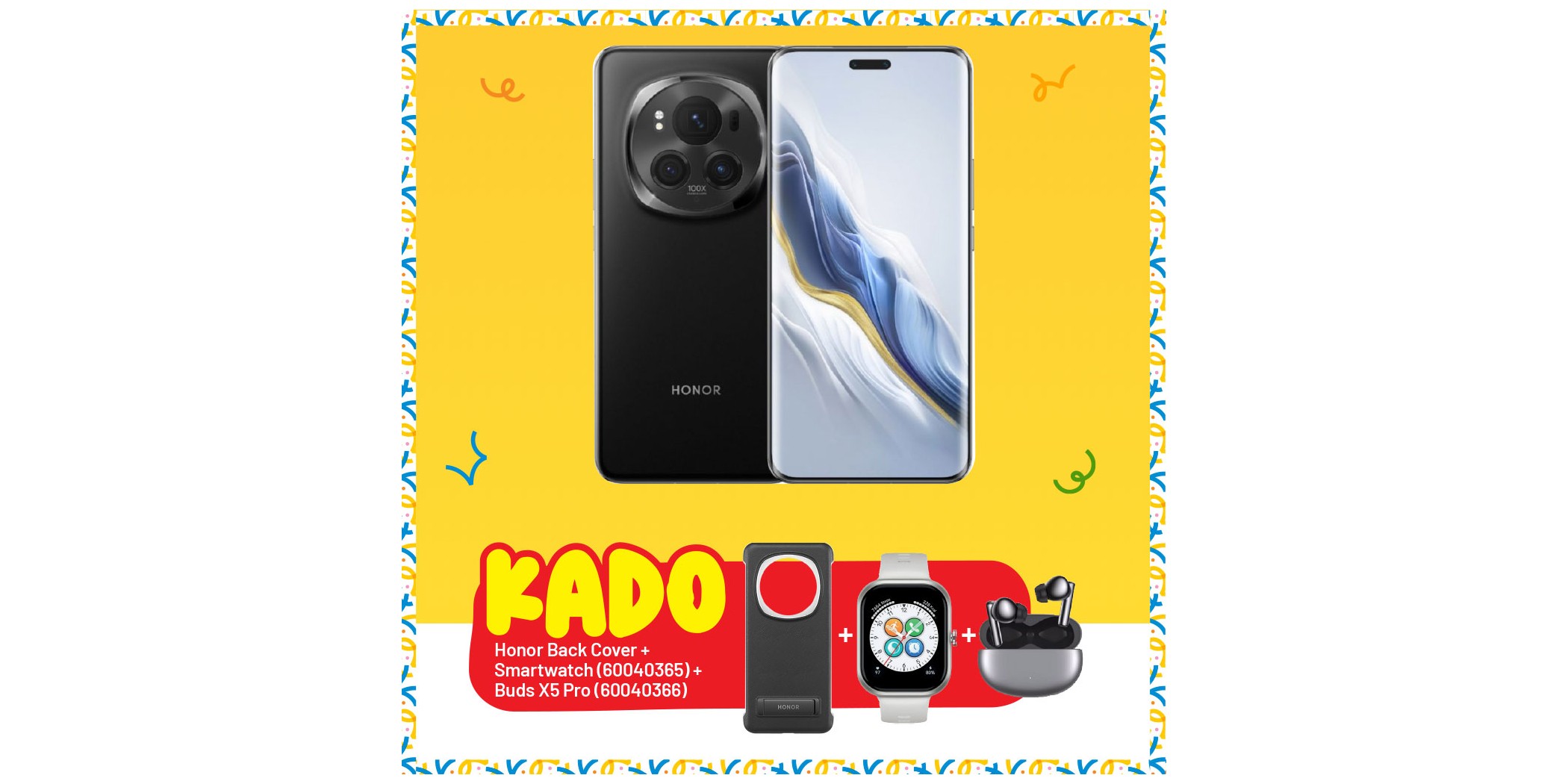 Honor Magic 6 Pro Black & Free Honor Choice Smart Watch + Honor Choice ...