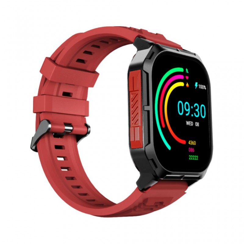 Hifuture Ultra 3 Smart Watch Red Rugged Sport