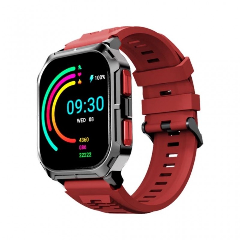 Hifuture Ultra 3 Smart Watch Red Rugged Sport