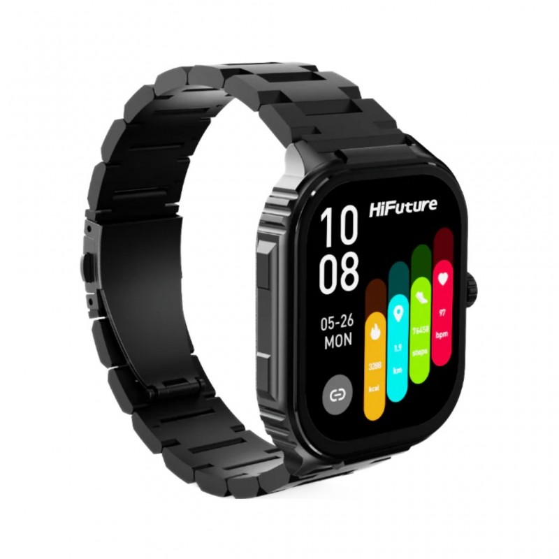 Hifuture Ultra 3 Pro Smart Watch Black Metal Sport