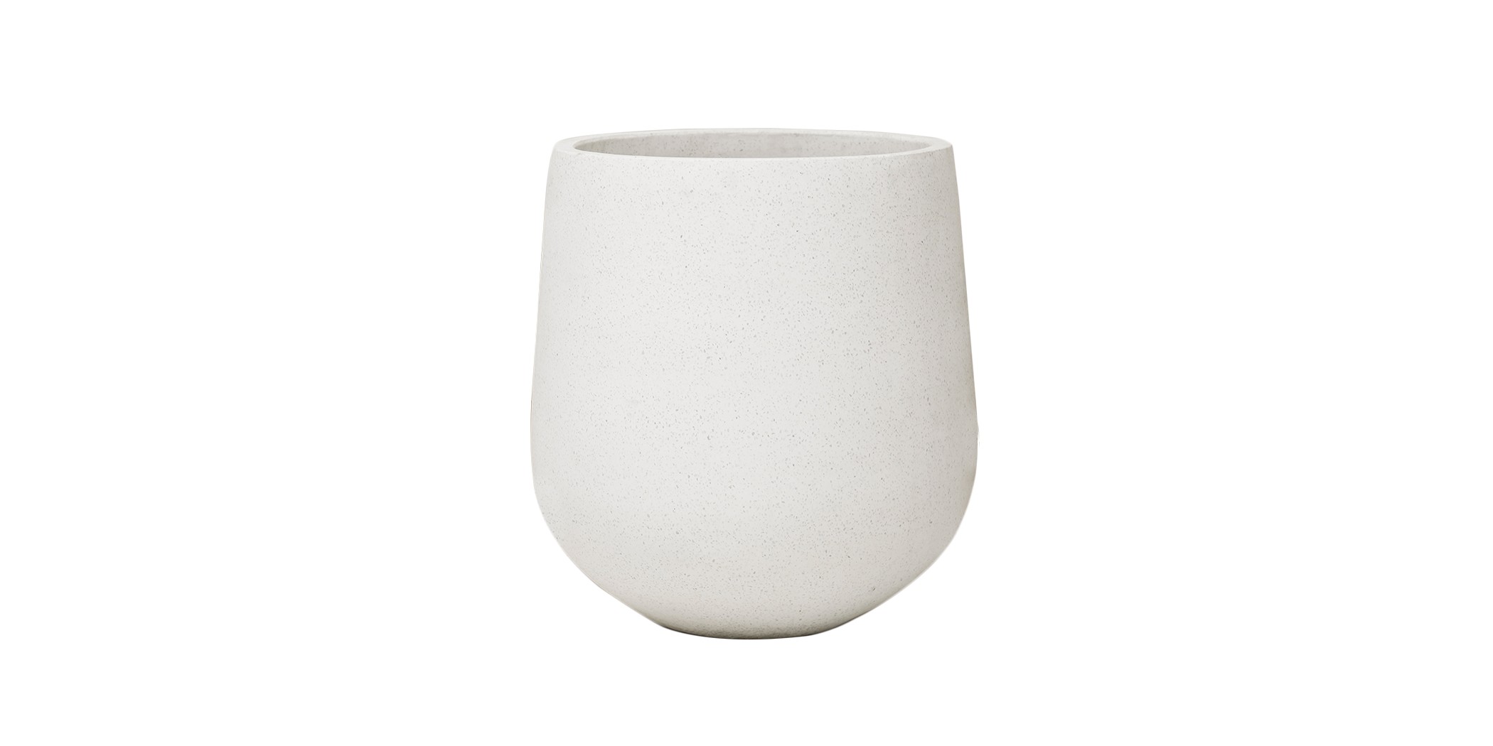 Buse Xl Pot White Terrazzo Cement