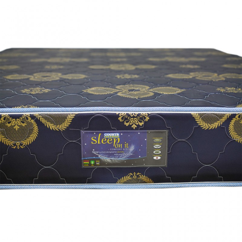 Sleep On It Econo Comfort Double 150x190 cm Bonnell Spring Fabric Blue