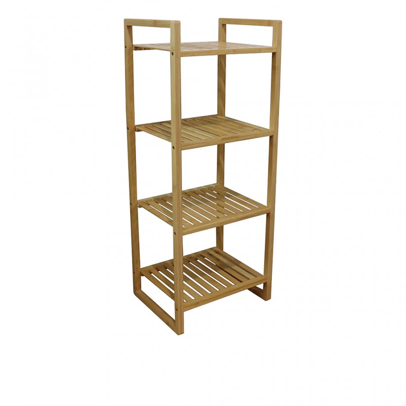 Wisconsin Bamboo Storage Rack 4 Tiers