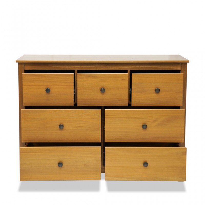 Topazio Chest Of 7 Drawers Freijo/Solid Wood
