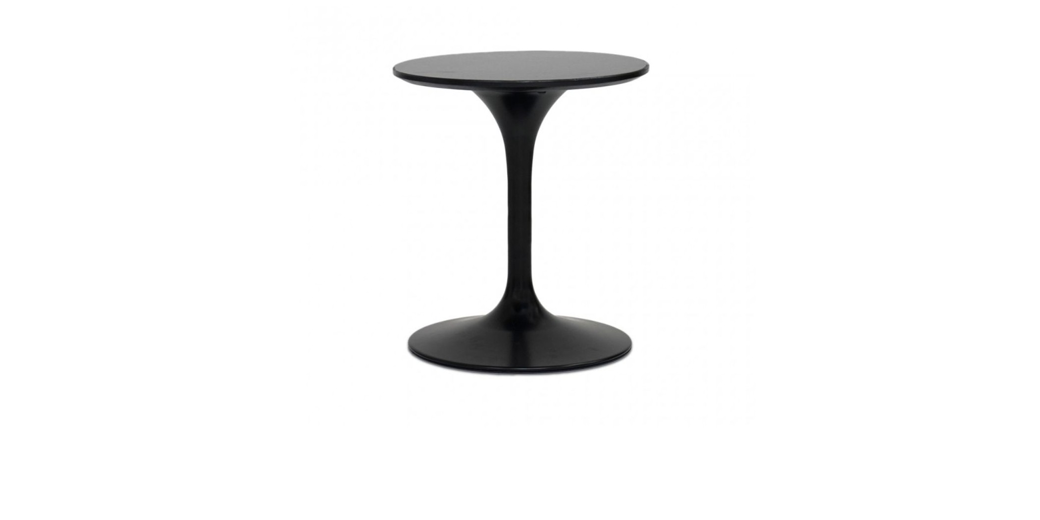 Gladys Side Table Metal & MDF Black
