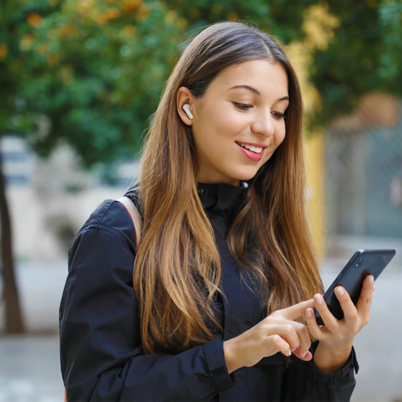 Philips True Wireless Earbuds White TAT1108WT