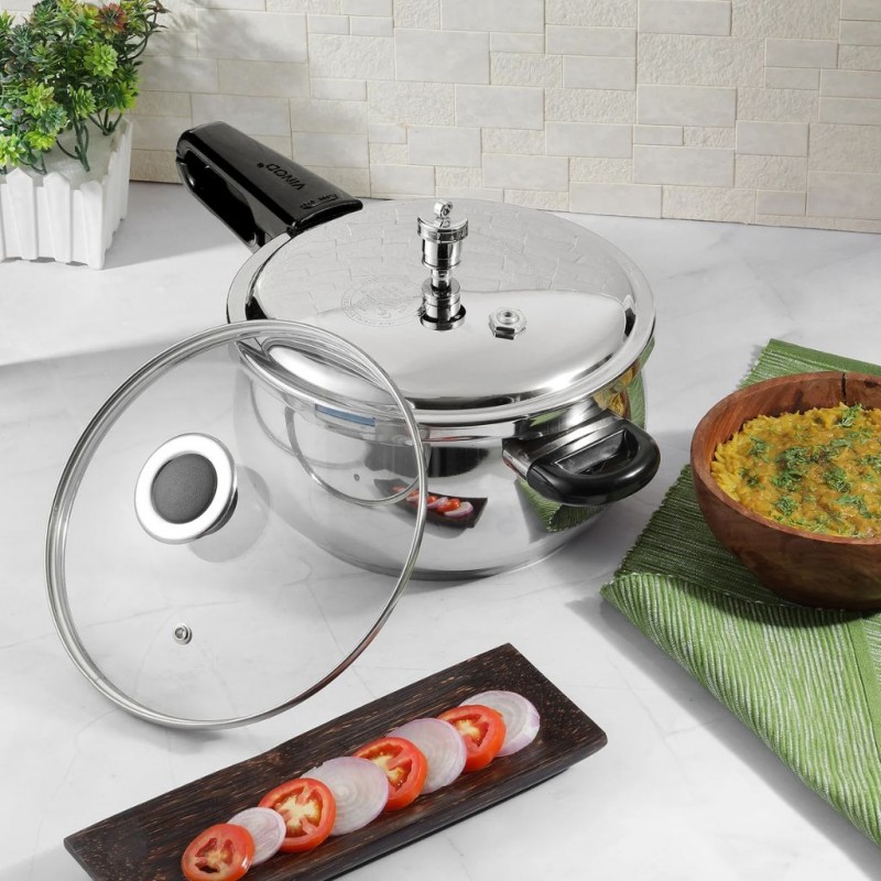 Vinod PR55SPHL 5.5L Splendid Plus S/S Induction Pressure Cooker With ...