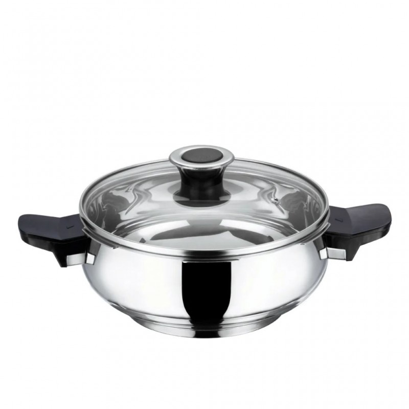 Vinod SMGPC55 5.5L S/S Outer Lid Magic Cooker With 2 Extra Lids Induction