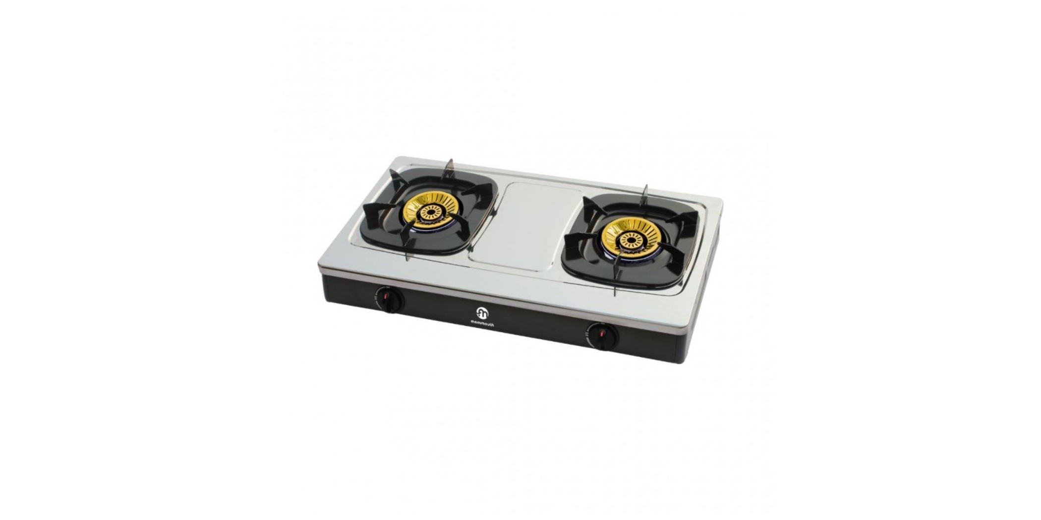 Mammouth MMGC8275 Glass Top Double Removal Burner Gas Cooker