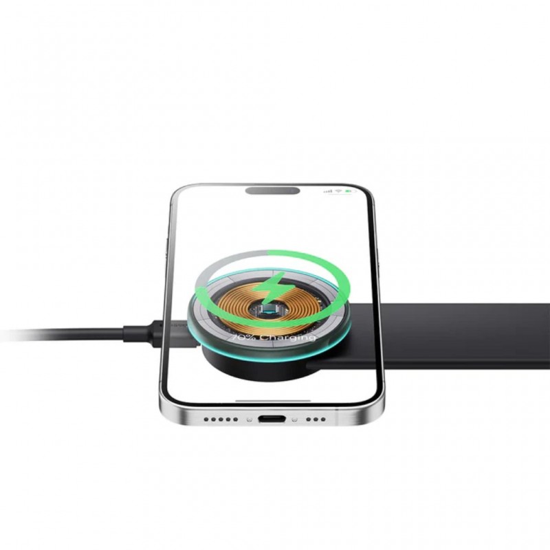 Baseus C02 Pro Series Car Mount Cluster Black Magnetic Wireless ...