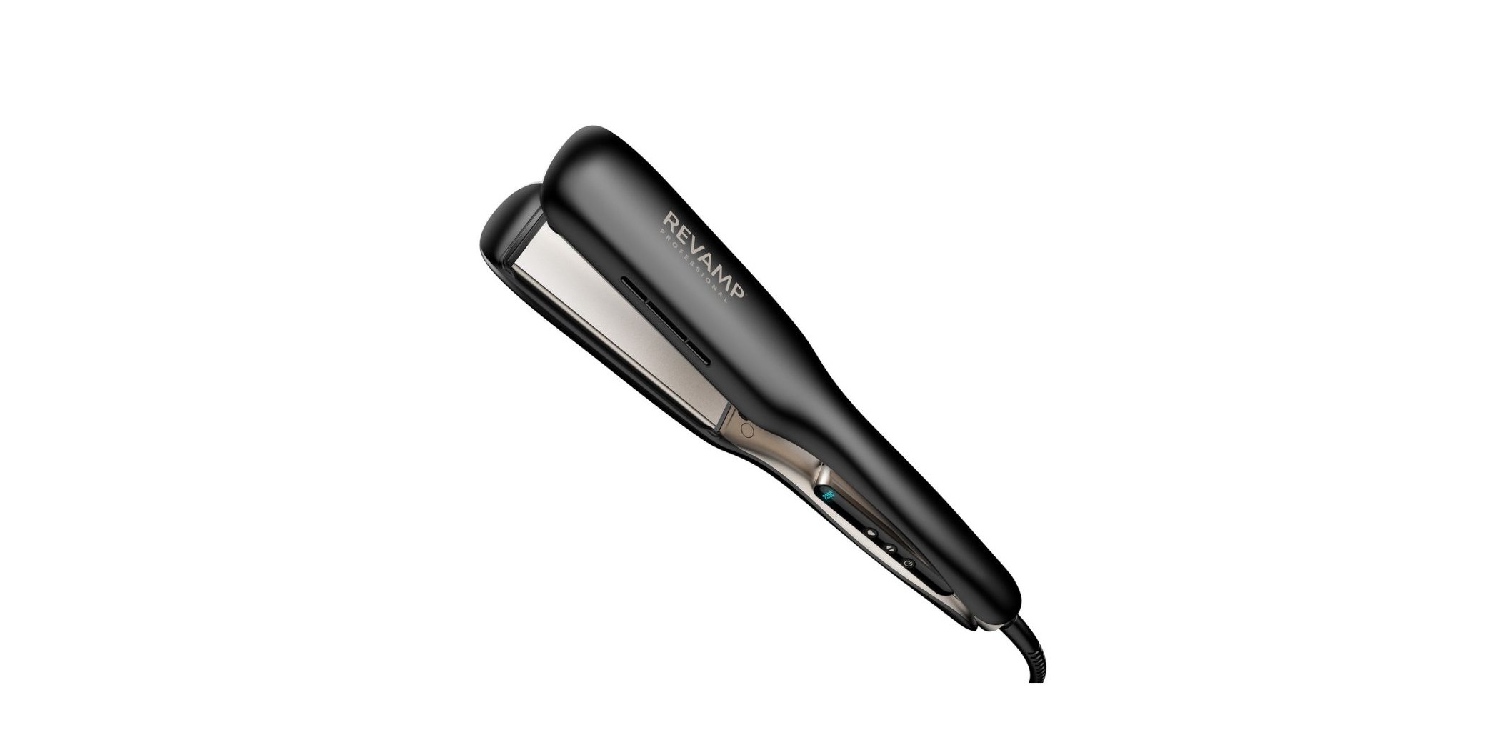Revamp ST-3000-EU Enigma Wide Ionic Radiance 3YW Ceramic Hair Straightener