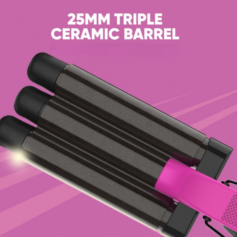 SBB SBWV-2000-EU Mermaid Wavemaker Triple Barrel Waver