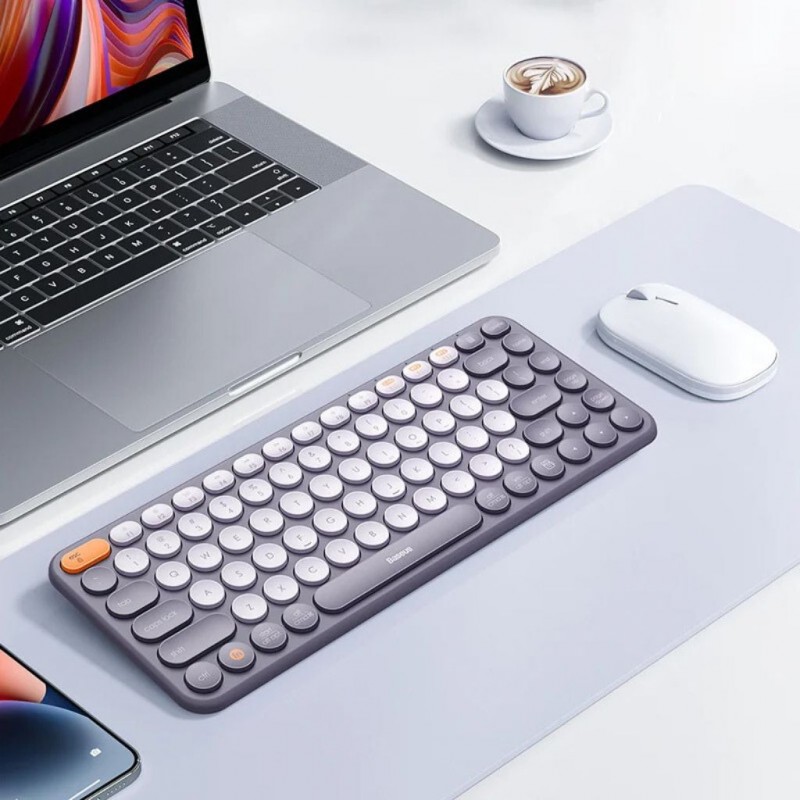Baseus K01a Wireless Tri-Mode Keyboard Gray B00955503833-00