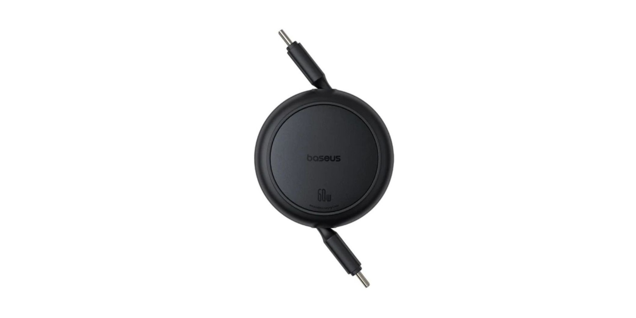 Baseus Free 2 Pull Mini 60w 1m Cluster Black Charging Cable Usb-C To ...